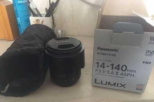 Panasonic Lumix 14-140mm f/3.5-5.6 ii asph. power