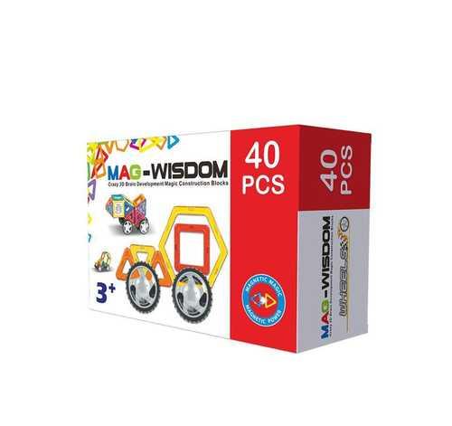 Магнитный конструктор MAG-wisdom 40 деталей