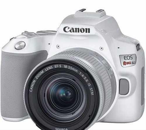 Новый Canon EOS Rebel SL3 kit 18-55 IS STM white
