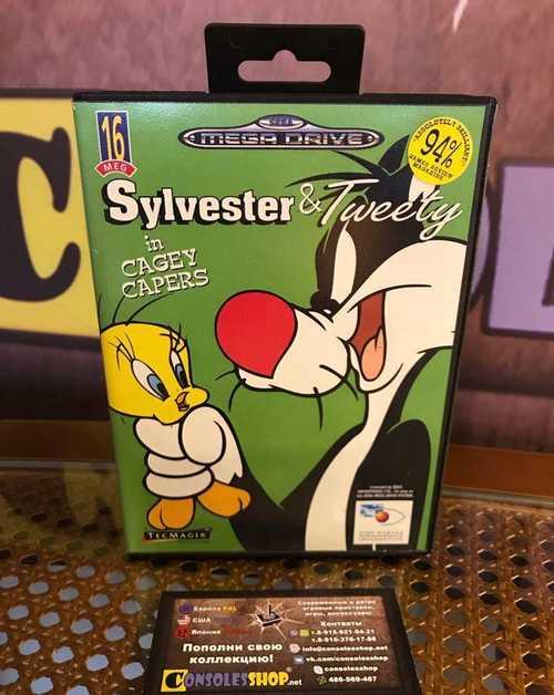 Sylvester & Tweety in Cagey Capers для Sega MD