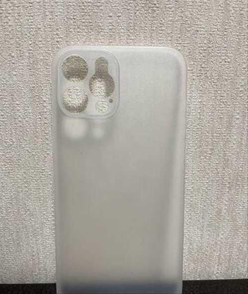 Чехол Baseus белый прозрачный iPhone 12 pro max