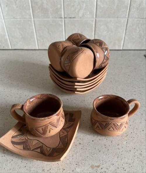 Сервиз глиняной посуды (Армения)