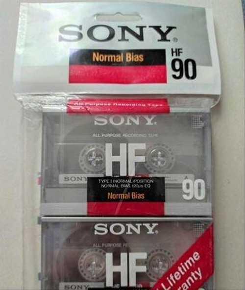 Аудиокассеты новые sony HF 90