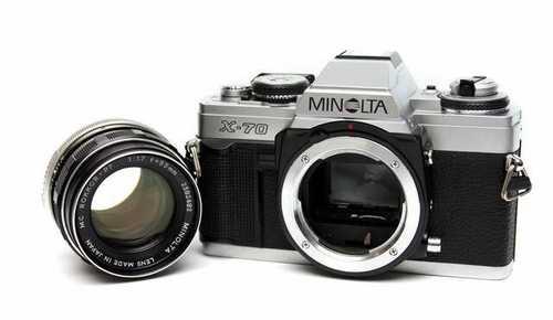 Minolta X-70 + Minolta MC Rokkor-PF 55mm f1.7
