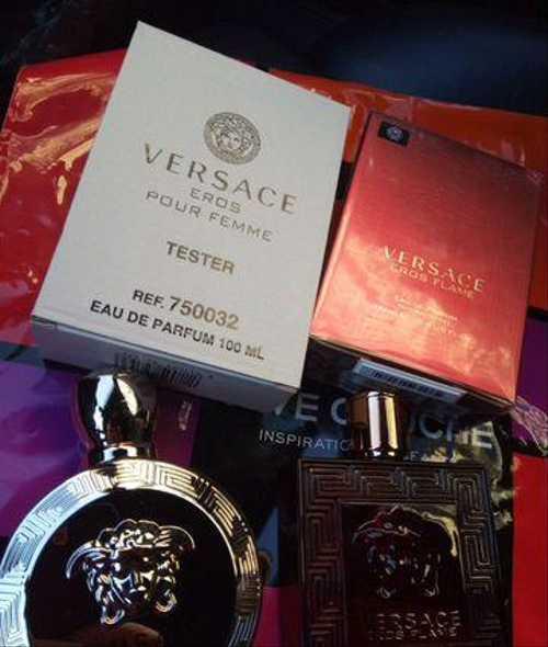 Versace eros pour femme 100ml пробник оригинал