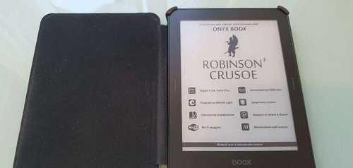 Onyx boox Robinson Crusoe 2 с защитой от удара и в