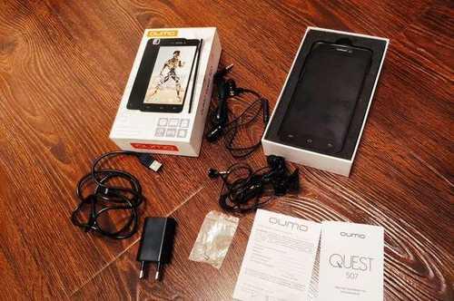 Смартфон Qumo Quest 507 Black, новый
