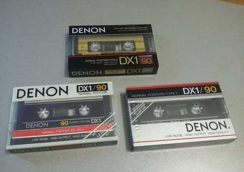 Аудиокассеты Denon DX/1 90 комплектом