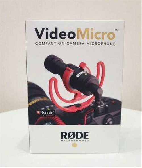 Накамерный микрофон rode VideoMicro