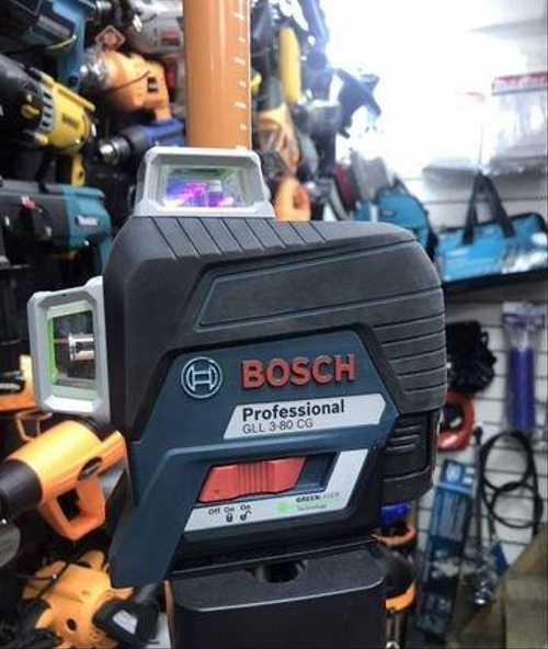 Лазерный уровень bosch gll 3-80 cg