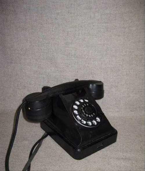 Карболитовый дисковый телефон СССР багта-50 атс ка