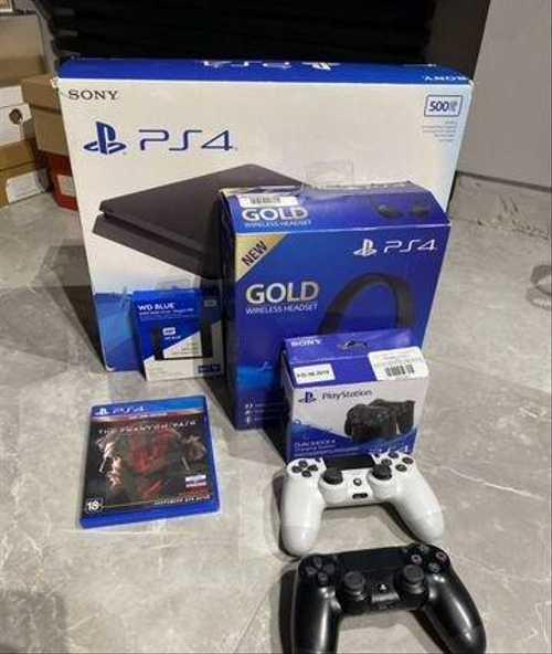 Sony PS4 Slim 500GB (с SSD-накопителем)