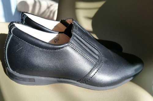 Туфли школьные 35р, Шаговита, кожа