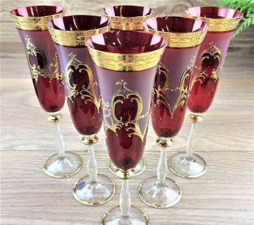 Набор фужеров для шампанского Bogemia Версаче