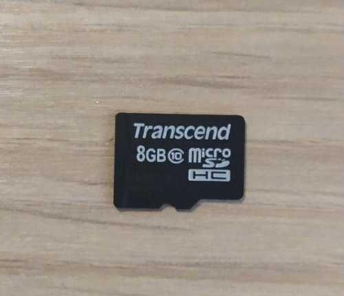 Карта памяти Transcend microsdhc 8GB