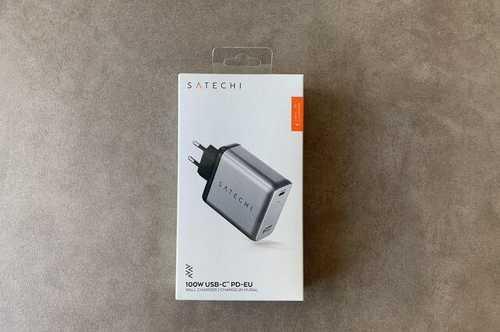 Зу адаптер питания Satechi 100W USB-C PD-EU