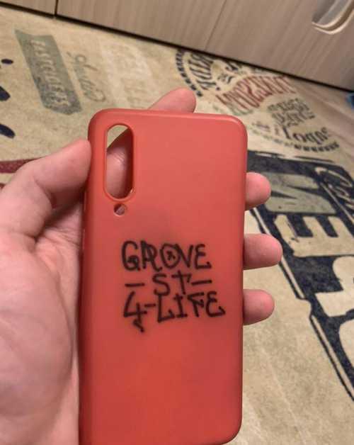 Чехол на Xiaomi Mi9SE с надписью "Grove St 4 Life"