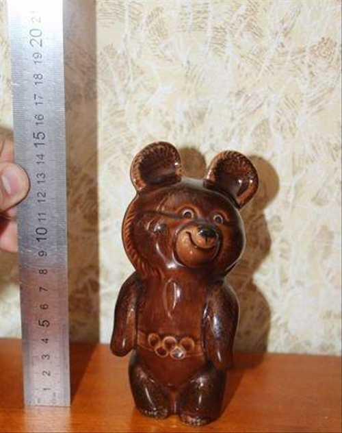 Фарфор, статуэтки. Олимпийский мишка 1980 СССР