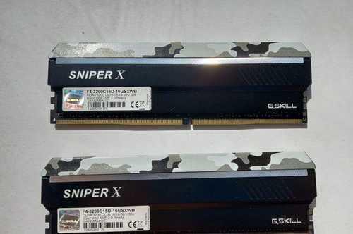 Оперативная память G.Skill sniper X DDR4 16GB 3200