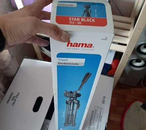 Штатив Hama Star Black 153 - 3D черный