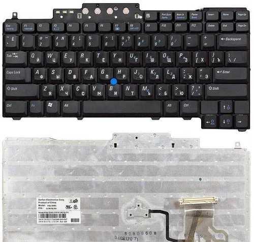 Клавиатура Dell Latitude D620 D630 D820 D830 черна