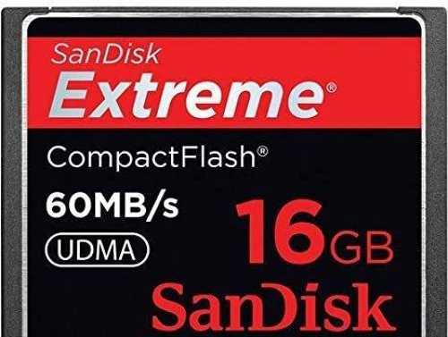 Карта памяти compact flash 16gb Extreme Pro