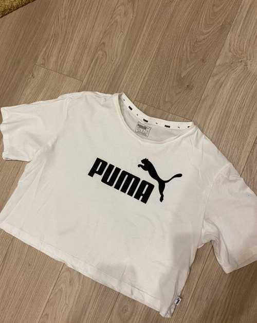 Укороченная футболка puma пума