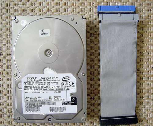 HDD IBM Deskstar 80Gb IDE, 3,5" отличное состояние