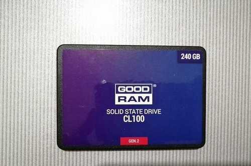 SSD диск goodram CL100 gen.2 240Gb