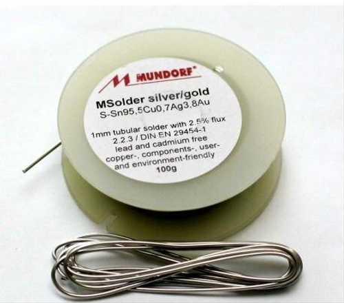 Припой Mundorf M-Solder SilverGold 120см Германия