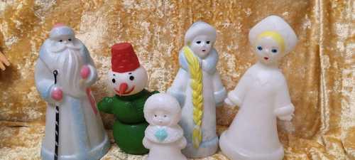 Болванчик кукла-русская матрешка.Дед мороз,снегур