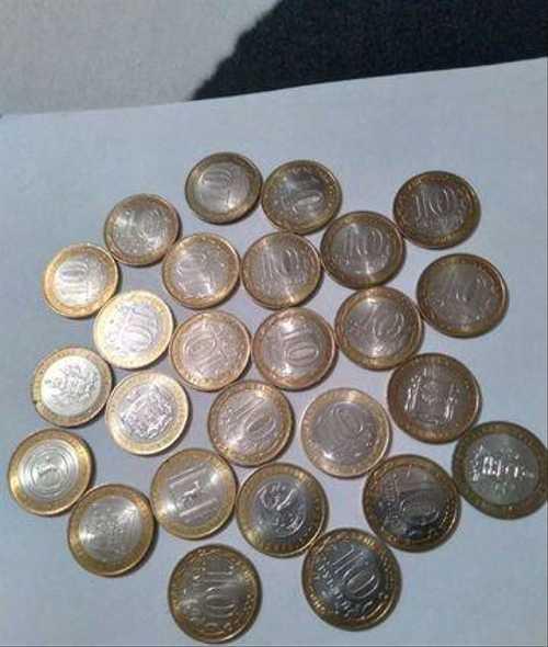 Монеты 26 шт, из цикла Российская Федерация