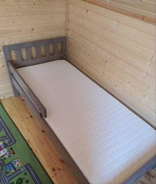 Кровать детская с матрасом Икеа