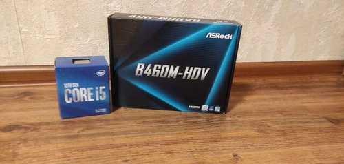 I5 10400 BOX, asrock b460m-hdv