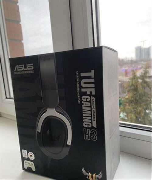 Проводная гарнитура Asus TUF Gaming H3 серый