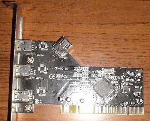 Карта видеозахвата PCI Firewire Card 3+1 ieee 1394