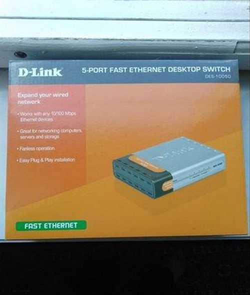 Коммутатор / Свитч / Switch D-link DES-1005D