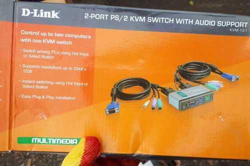 Переключатель D link Kvm 121
