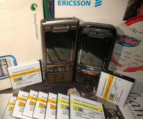 Аккумуляторы Sony Ericsson BST30, 33, 37, 38, 39