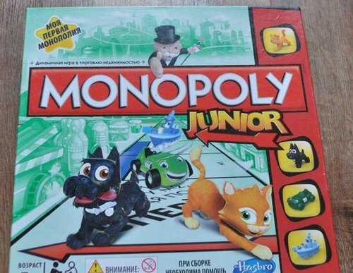 Настольная игра Monopoly Junior Hasbro