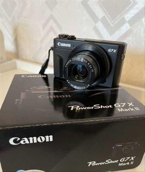 Фотоаппарат Canon Power Shot G7 X Mark II