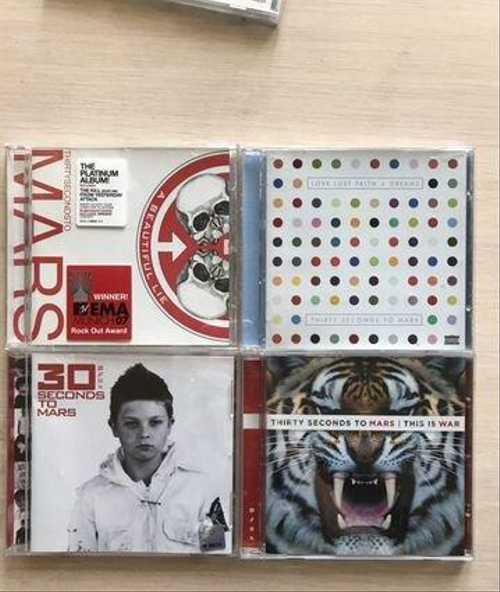 CD диски группы 30 seconds to mars