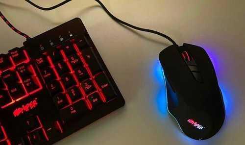 Игровая компьютерная мышь с подсветкой Hiper GM-6