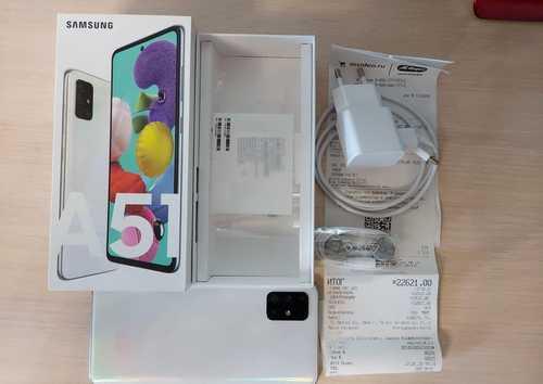 Продам SAMSUNG A51 (2020) 6/128 gb (белый)