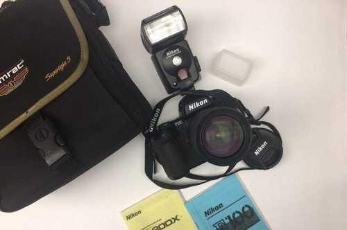 Nikon F100 Nikkor 24-120mm вспышка и сумка