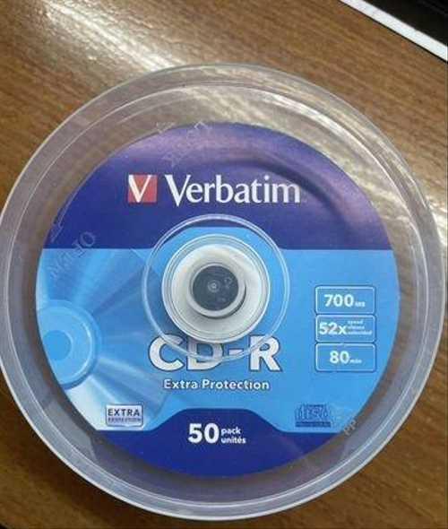 CD-R диск Verbatim Extra protection (44шт)