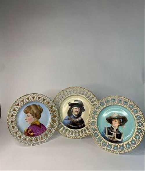Антикварные тарелки 19 век