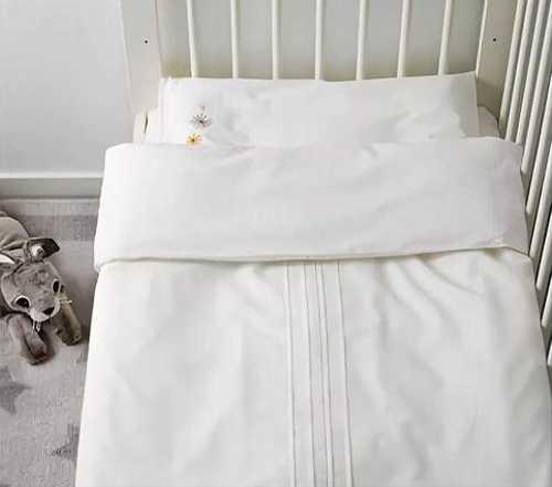 Детское постельное белье белое