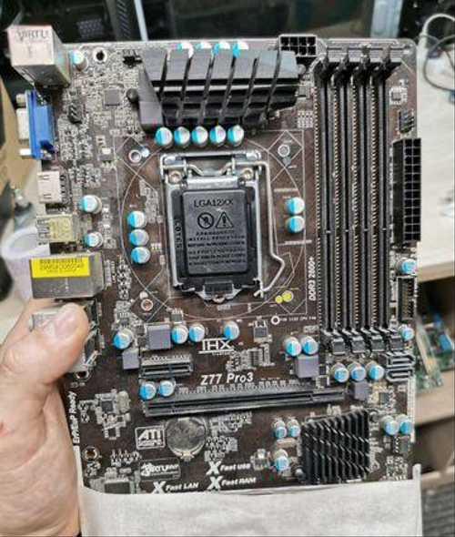 Материнская плата под разгон Asrock z77 pro3