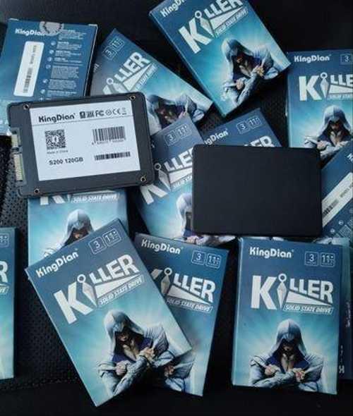Быстрые SSD диски 120Гб King Dian